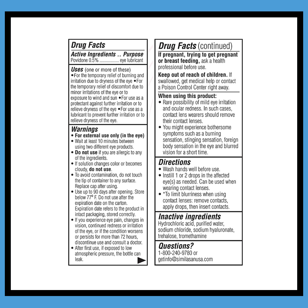 iVIZIA™ Preservative Free Dry Eye Drops – myze The Daily Care for Eyes