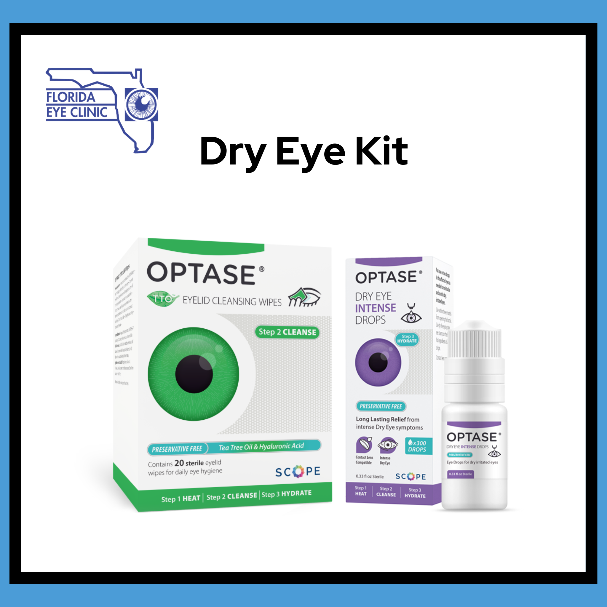 Florida Eye Clinic Dry Eye Kit – myze The Daily Care for Eyes